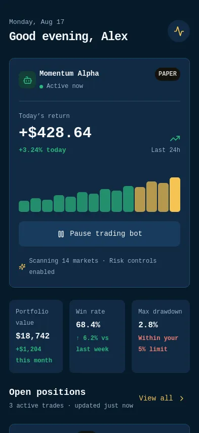 TradeBot Mobile