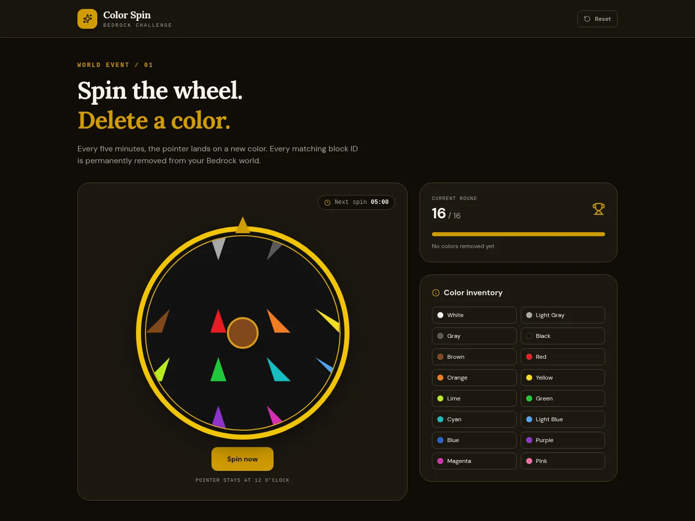 Minecraft Color Spin Mod