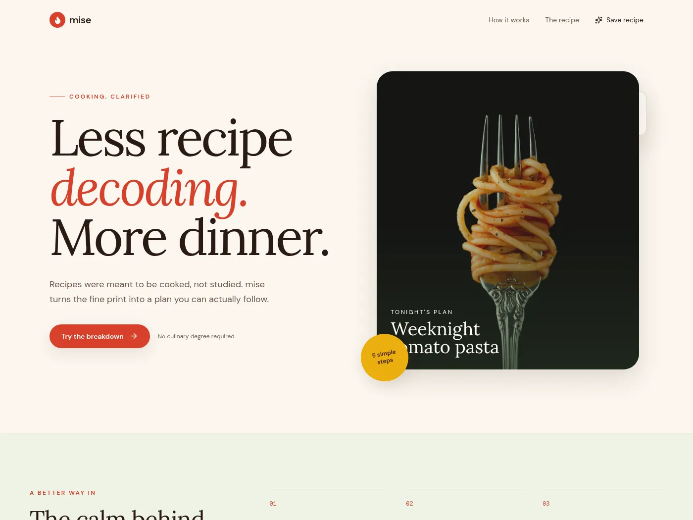 RecipeBreakdown