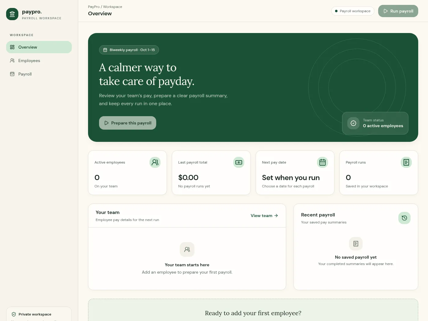 PayPro Payroll App