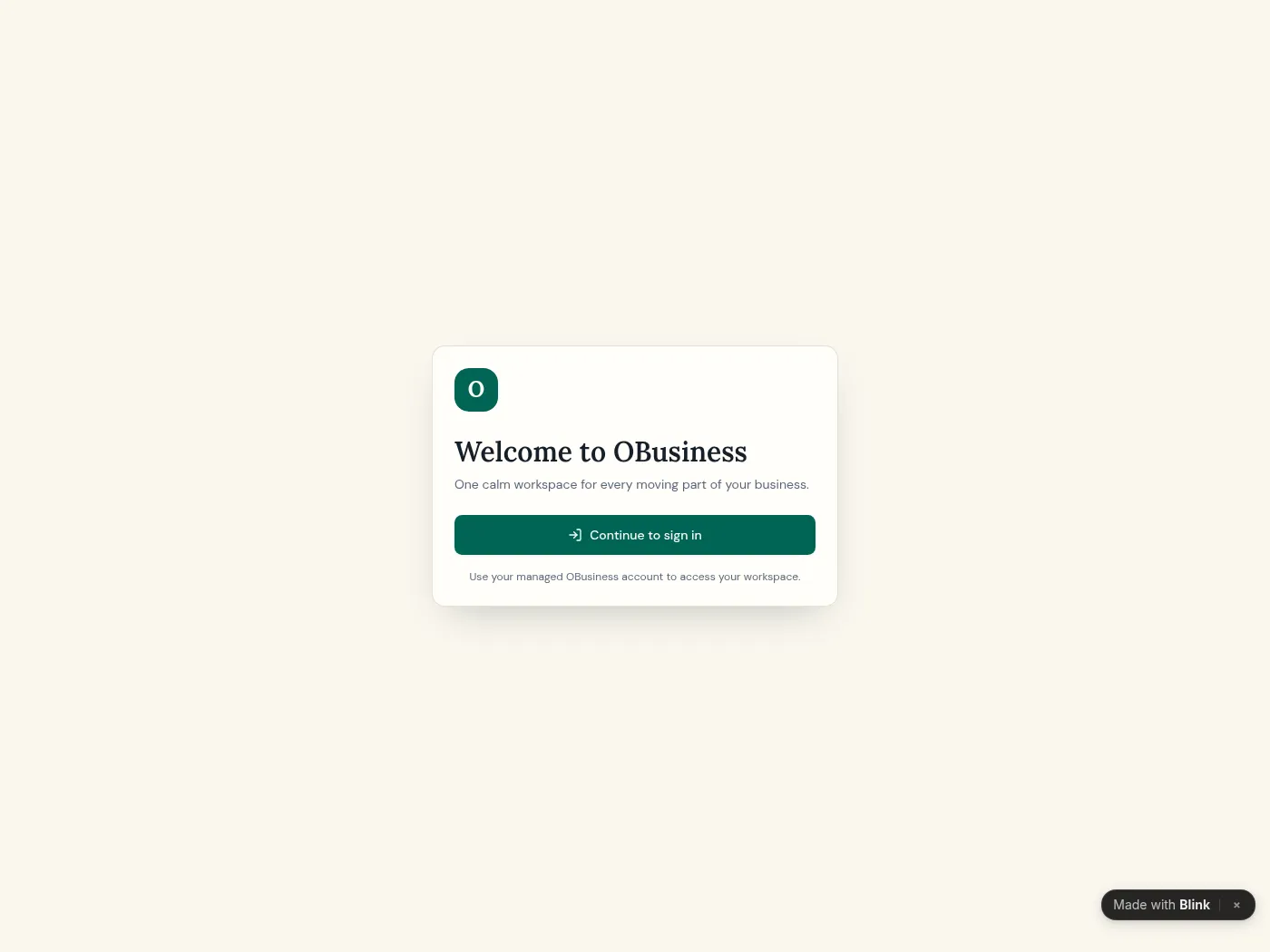 OBusiness Platform