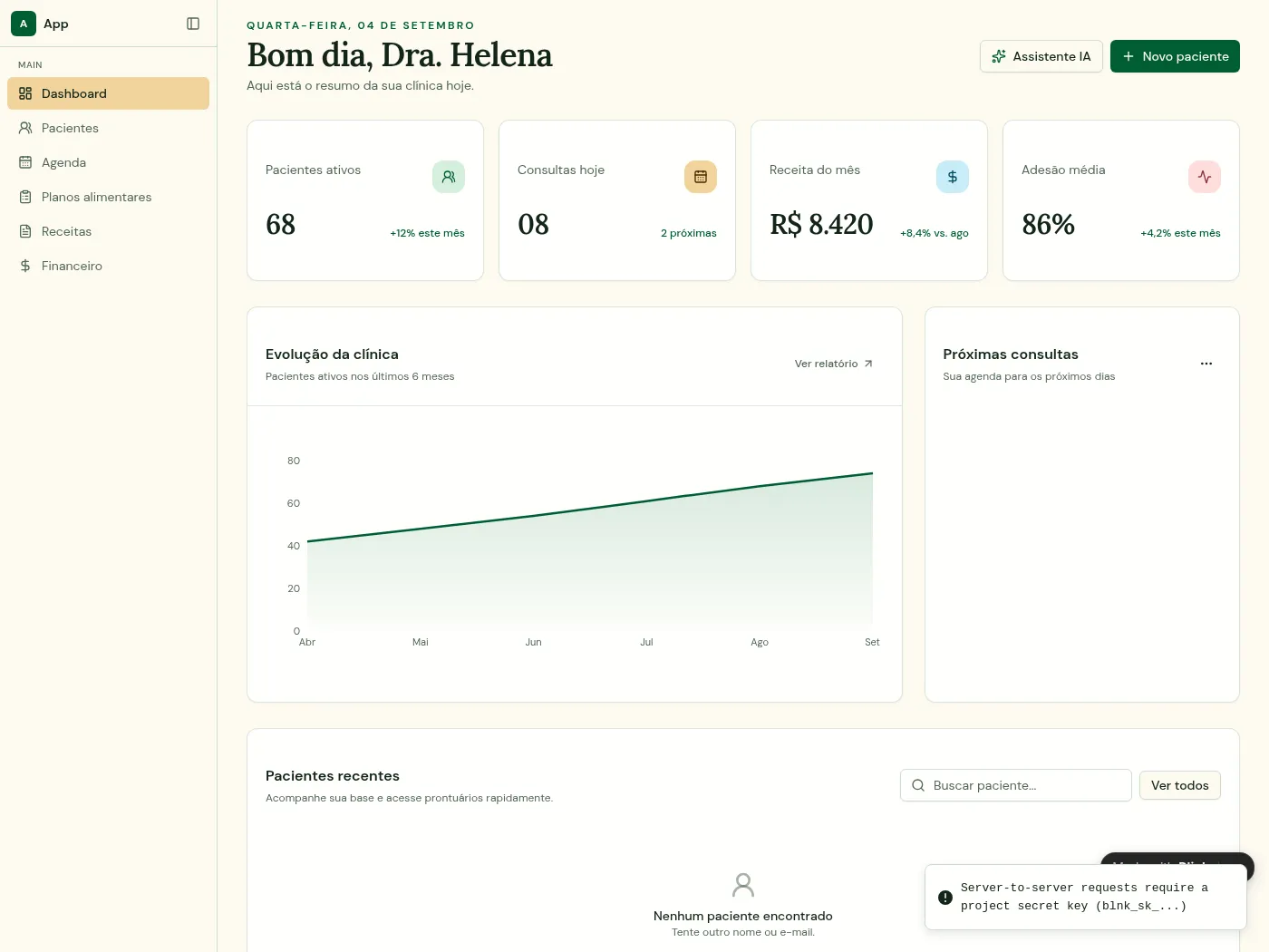 NutriFlow SaaS Platform