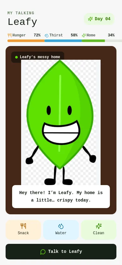 My Talking Leafy