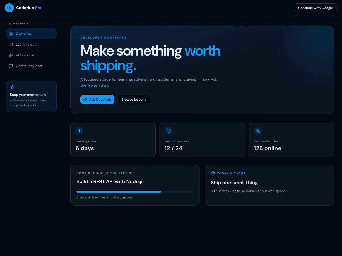 CodeHub Pro
