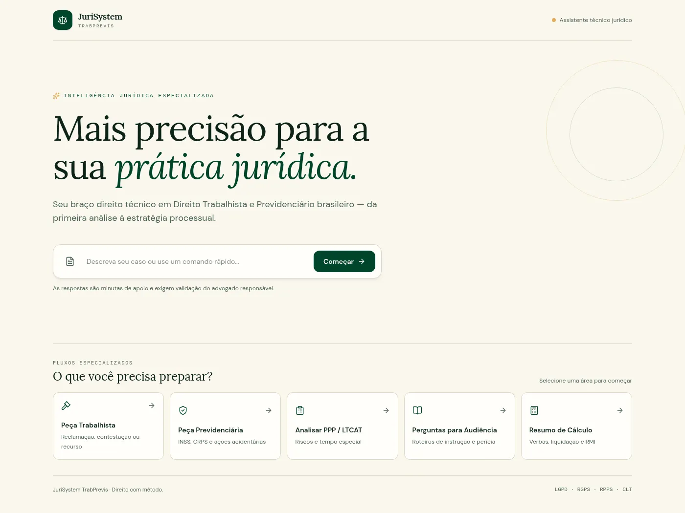 JuriSystem TrabPrevis