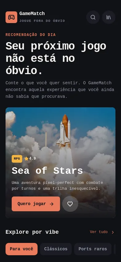 GameMatch Mobile