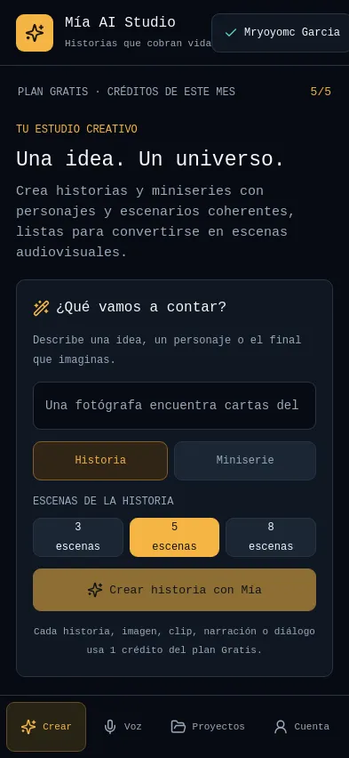 Mía AI Studio Pro