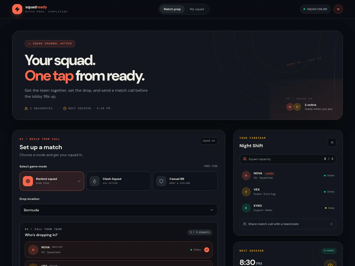 SquadReady Bot