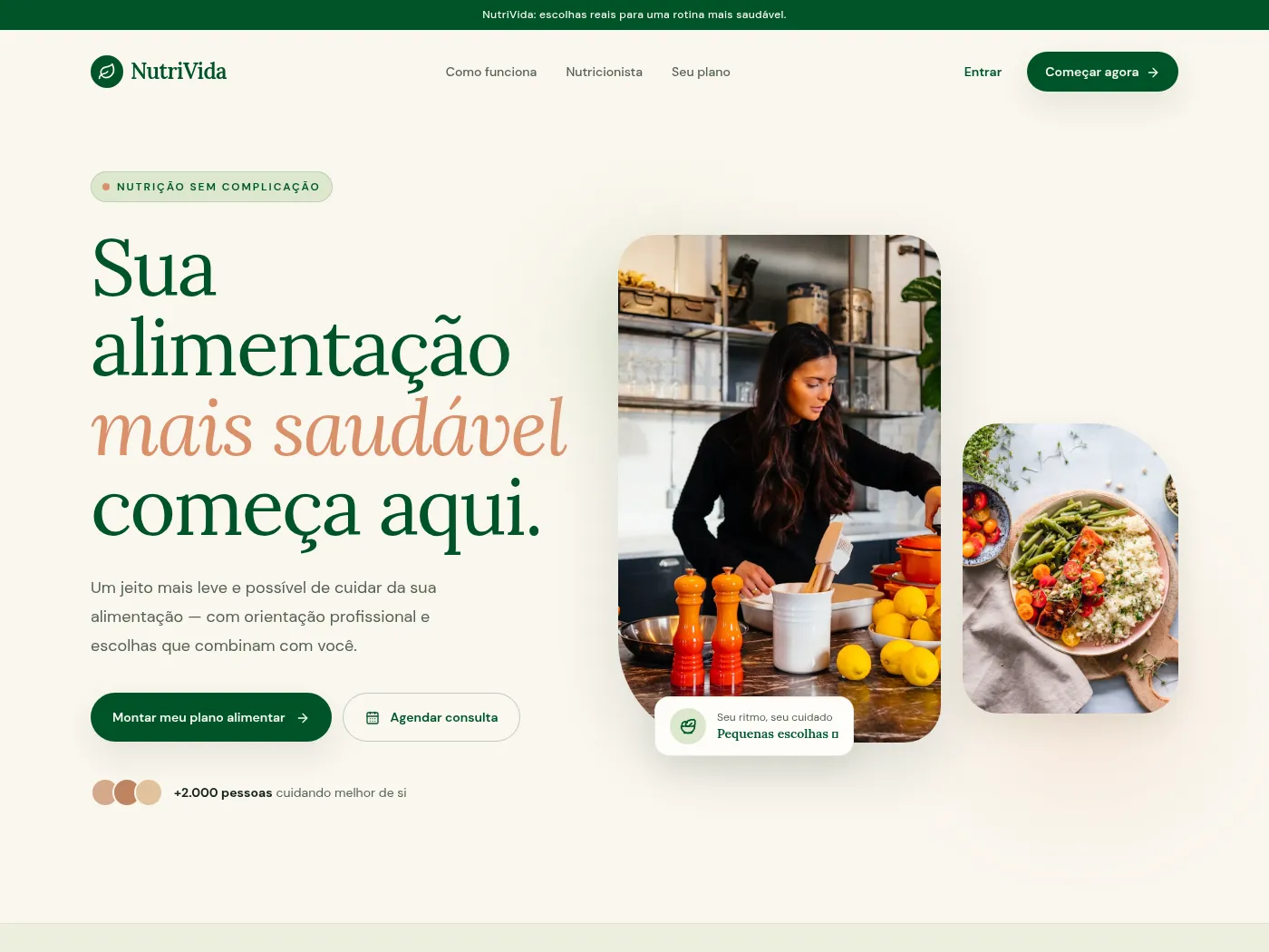 NutriVida Pro Nutrition Hub