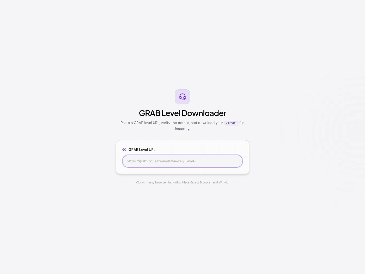 GRAB Level Downloader