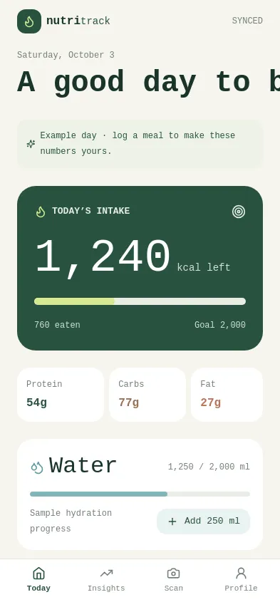 NutriTrack Mobile