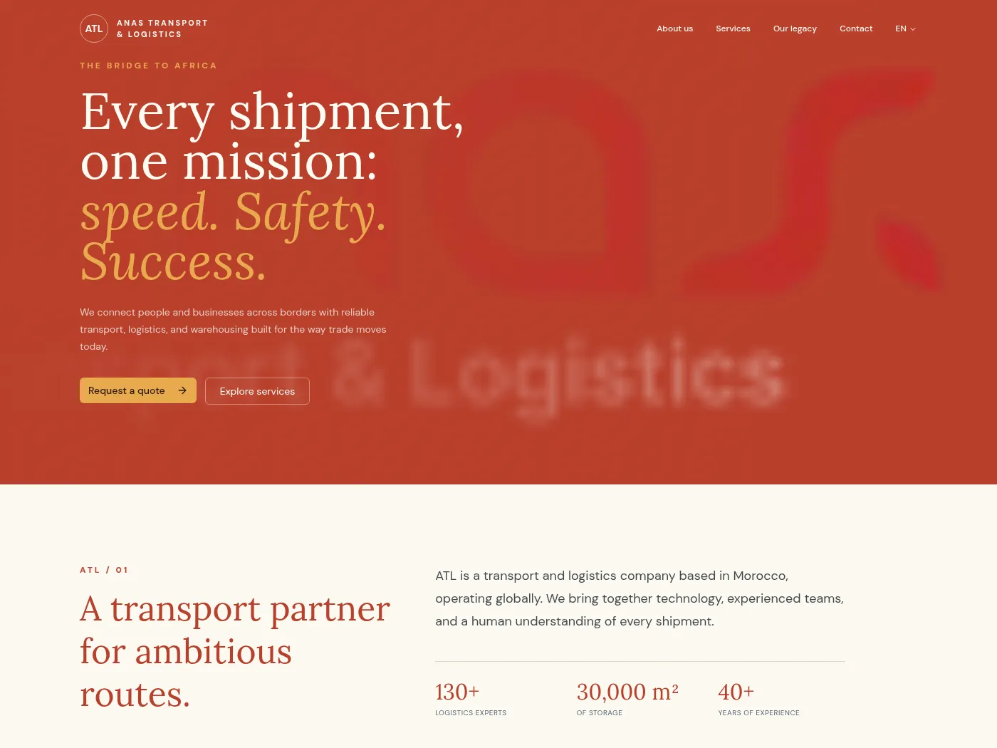 Anas Transport Dashboard