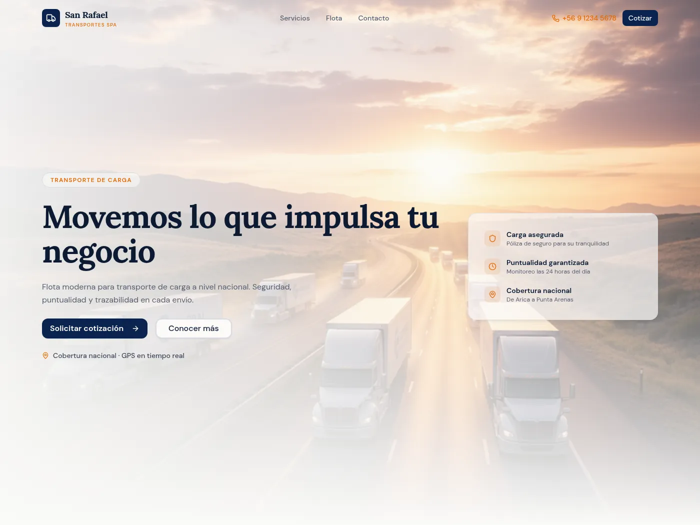 San Rafael Transportes Web