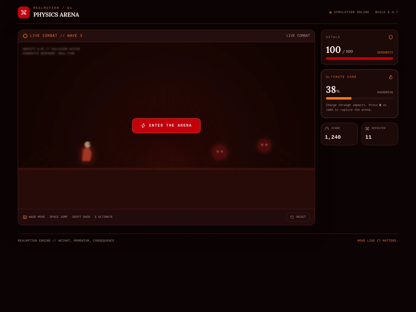 RealMotion Game Engine