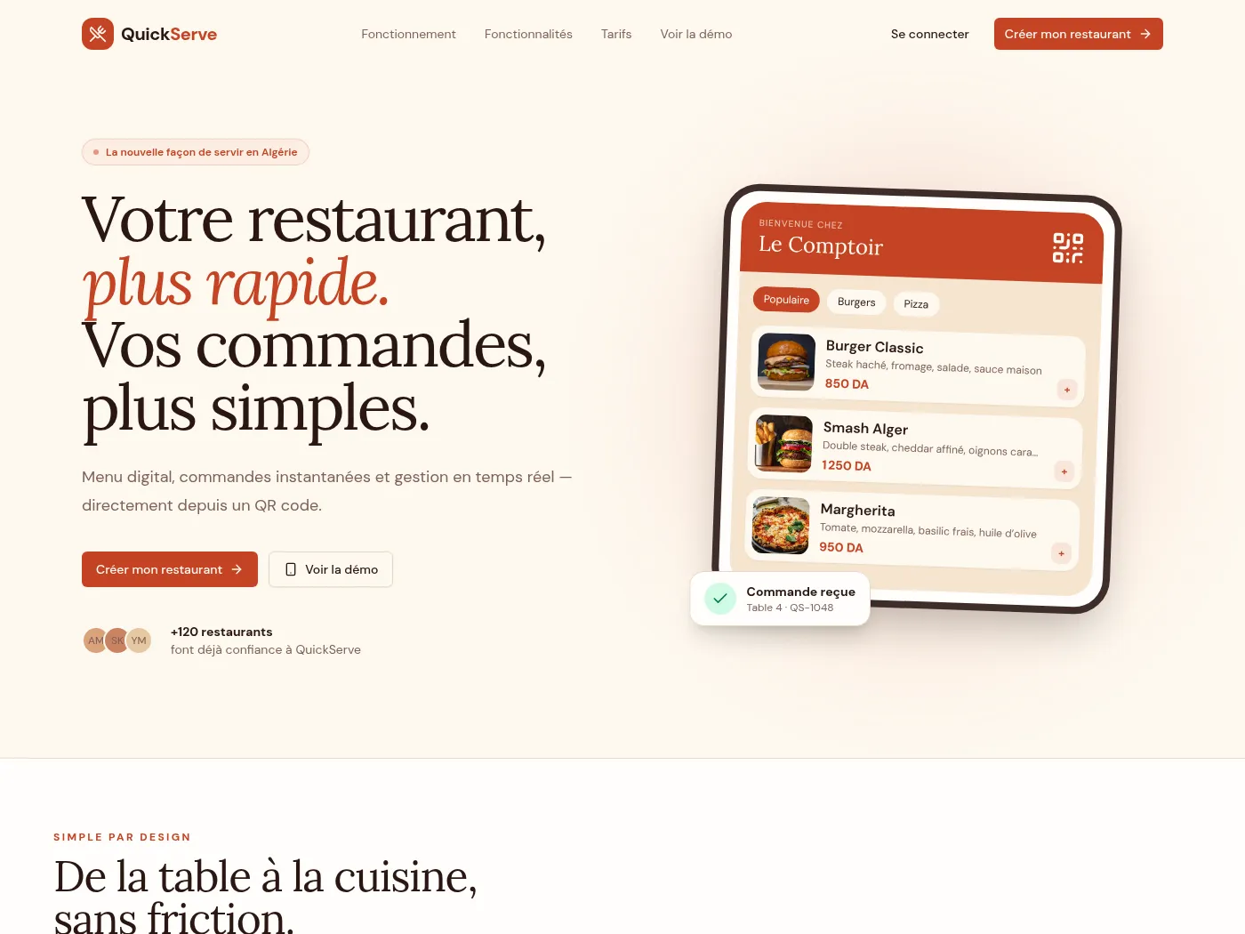 QuickServe Restaurant SaaS