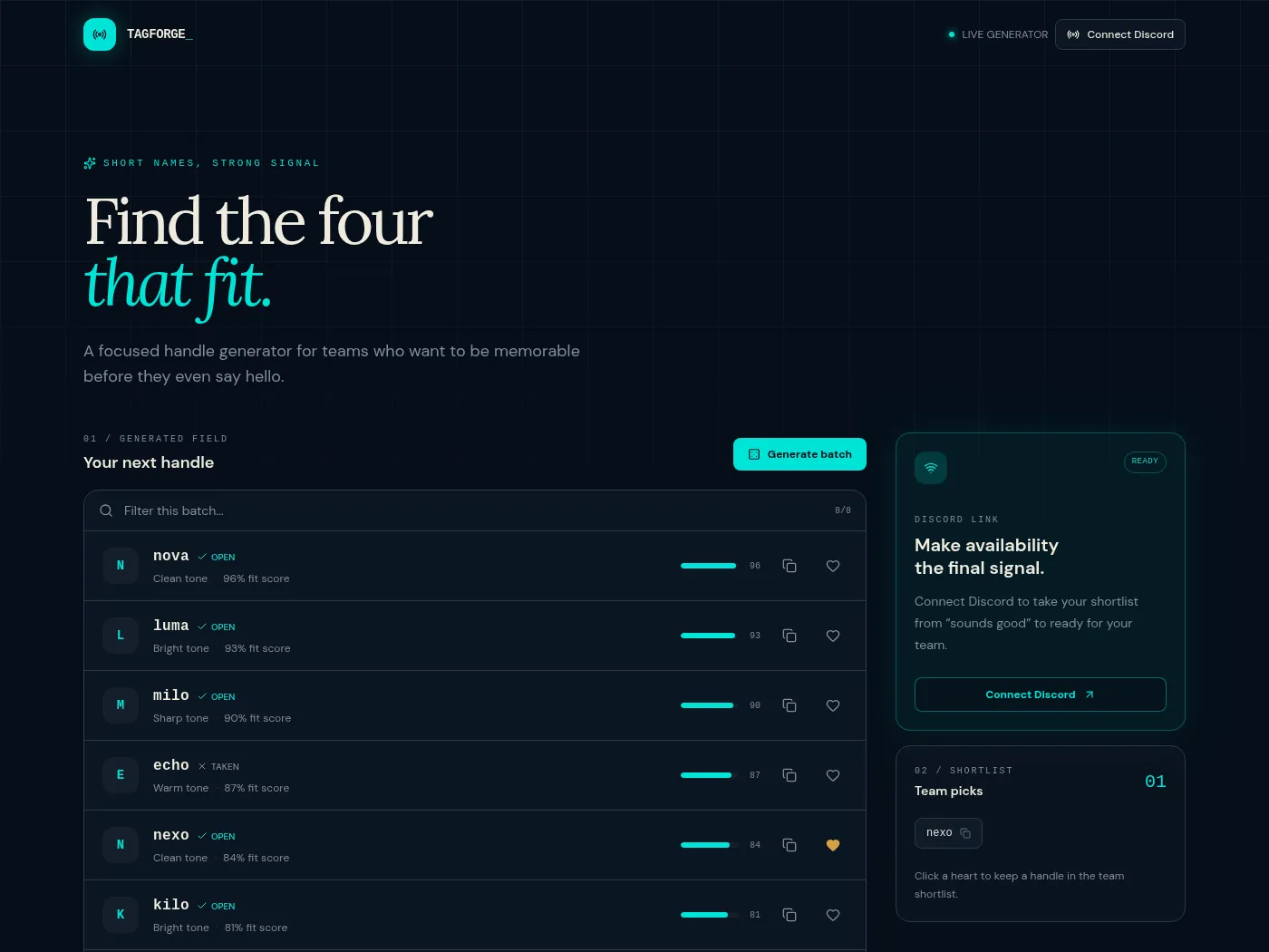 Discord Tag Finder
