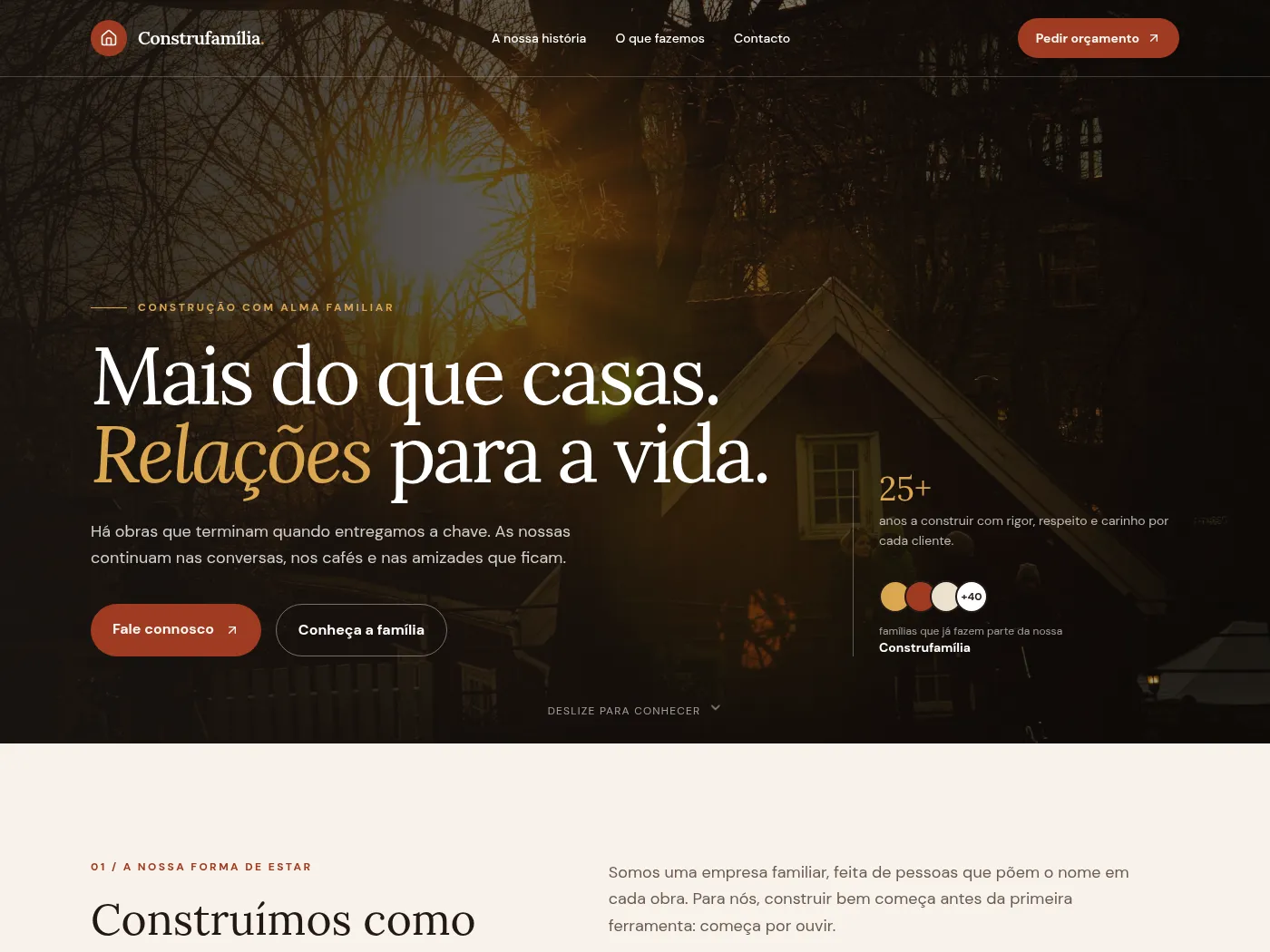 Construfamília Site