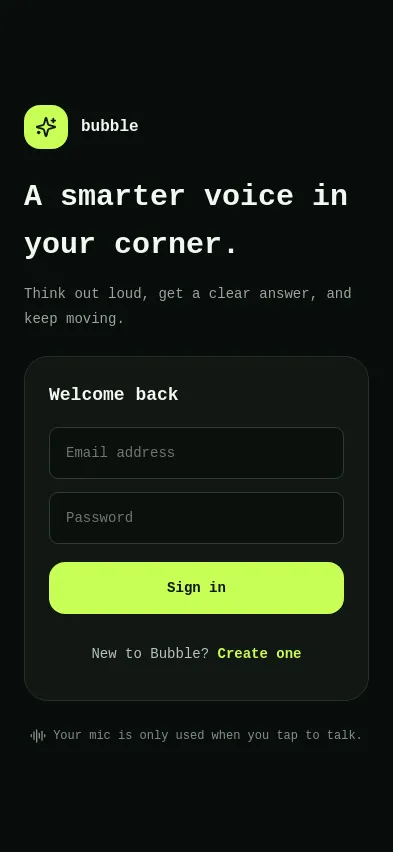 Bubble AI Assistant