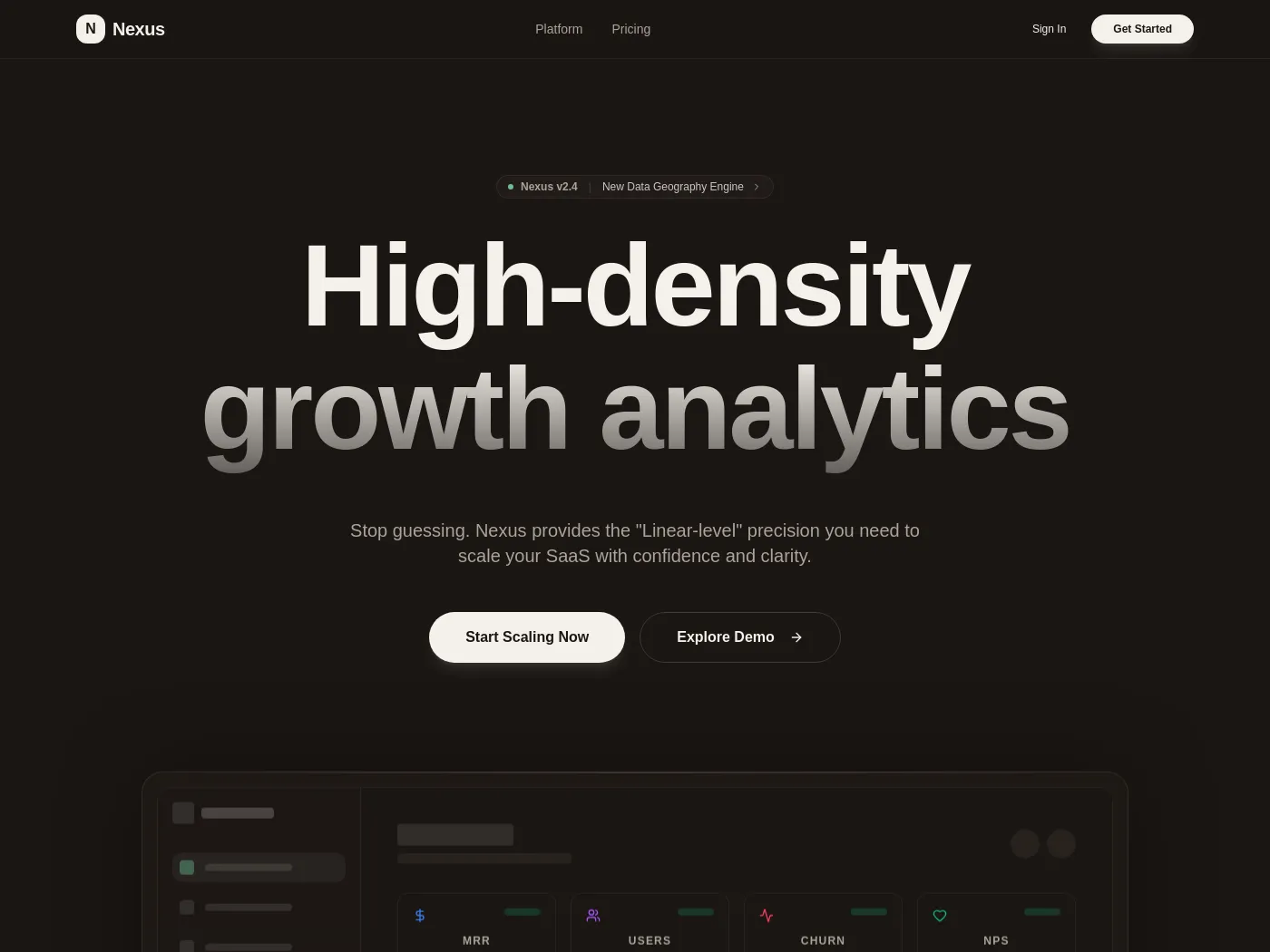 Nexus Analytics Dashboard (Remix)