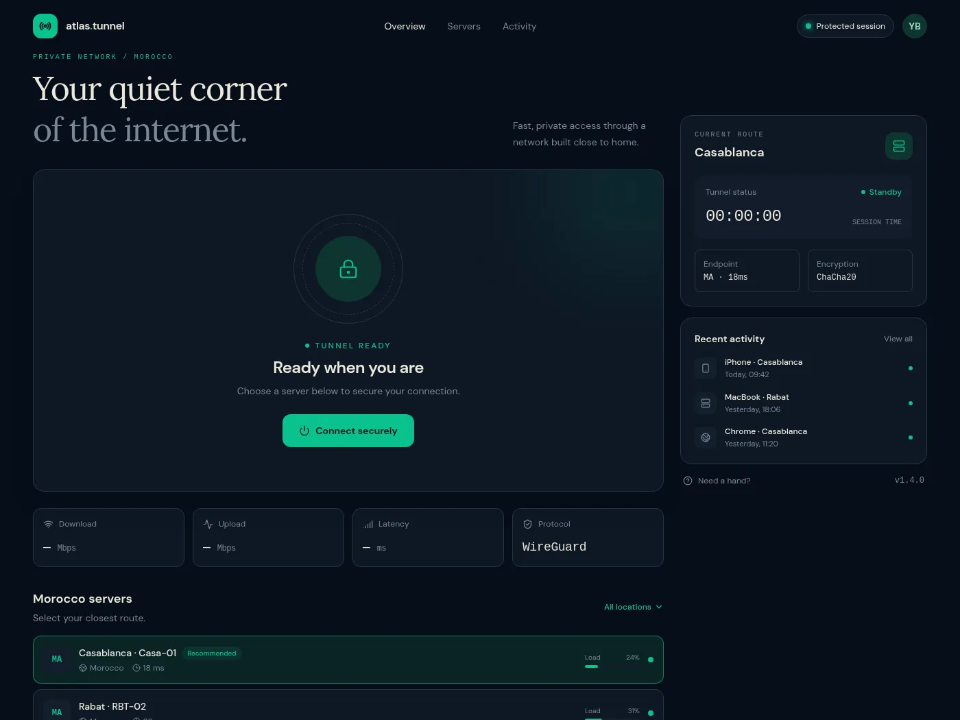 Morocco VPN Tunnel