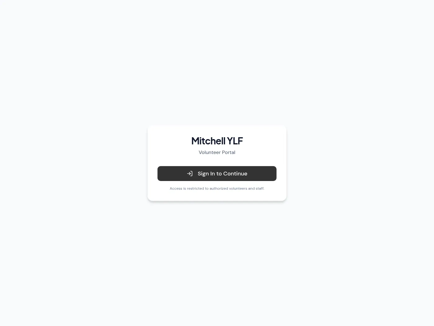YLF Volunteer Portal