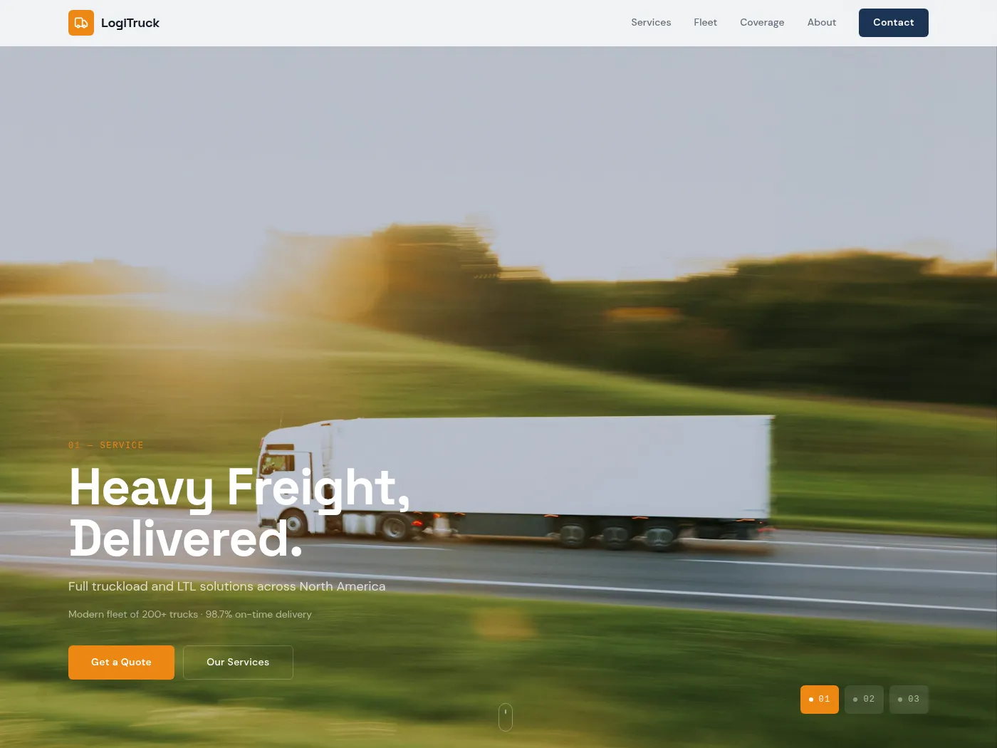 LogiTruck Web Portal