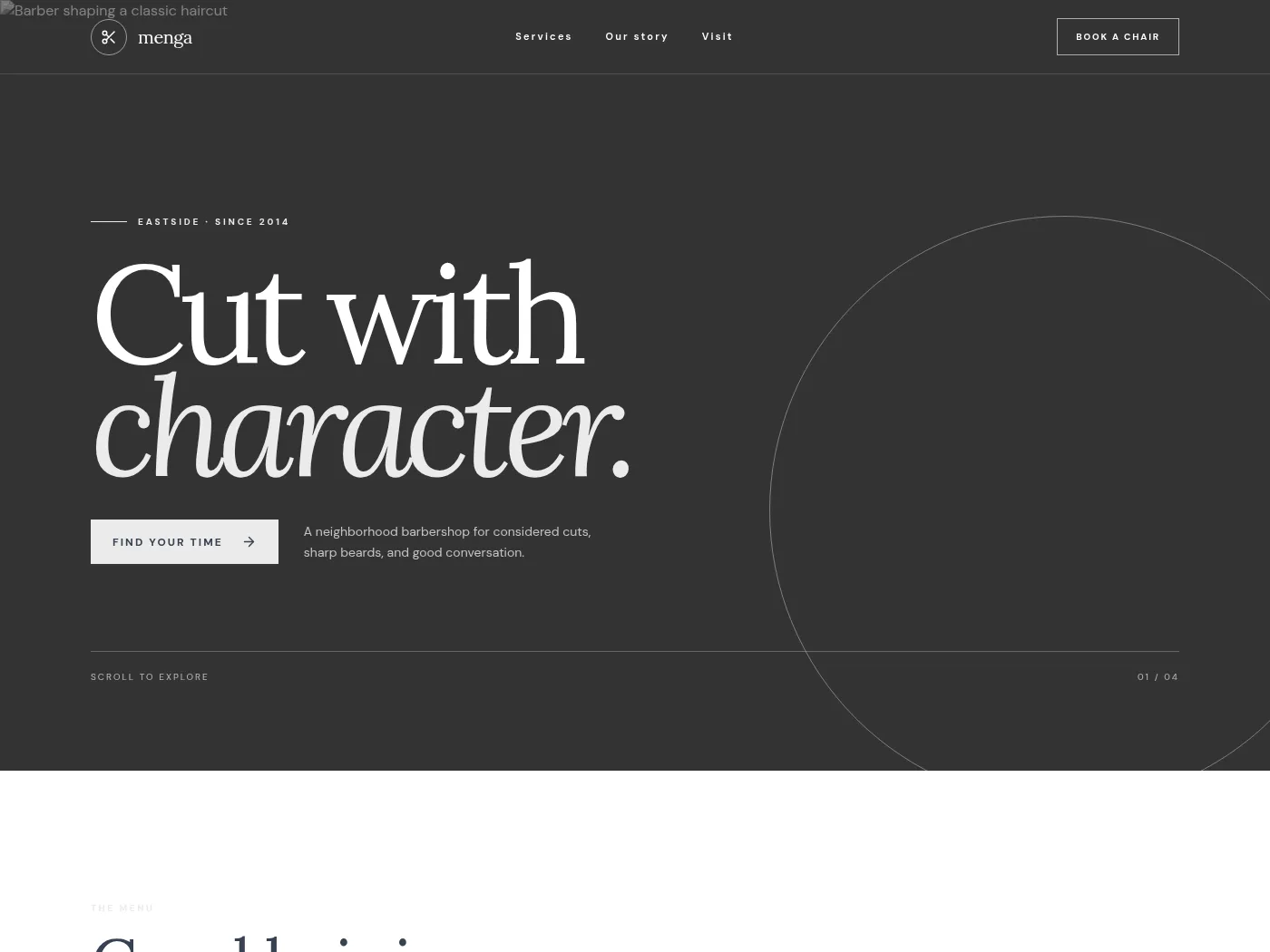 Menga Barbershop Online