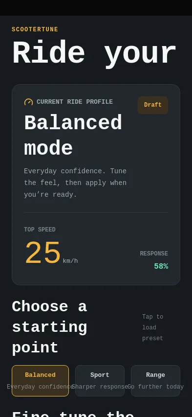 ScooterTune Mobile