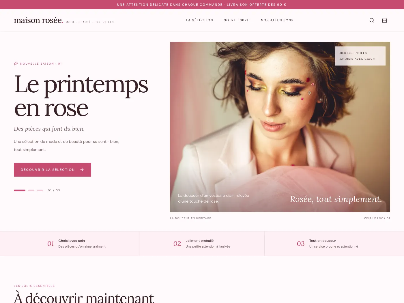 Pink White Shop