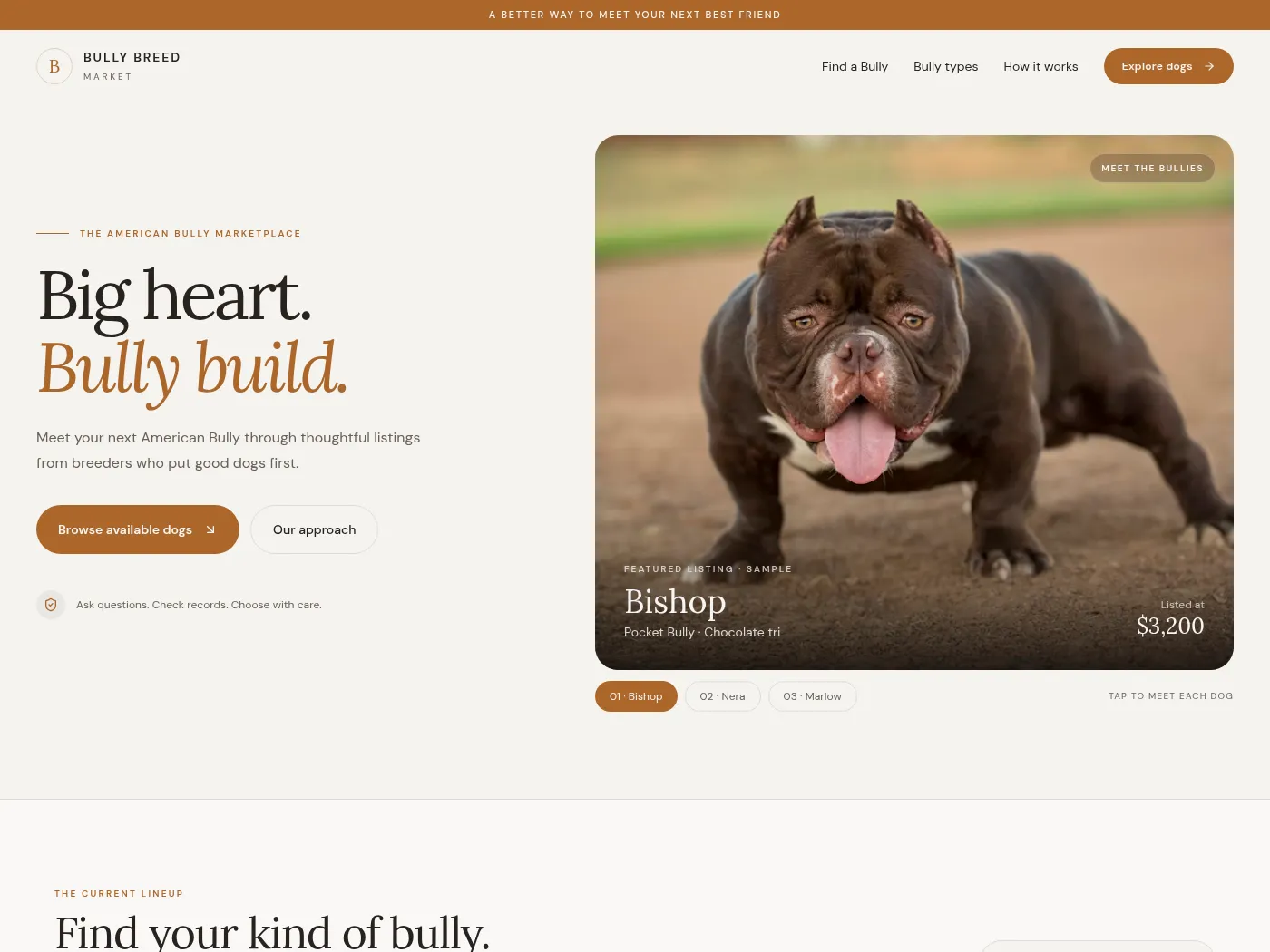 Bully Breed Marketplace