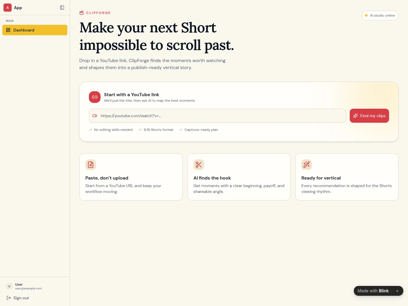 AI Shorts Maker