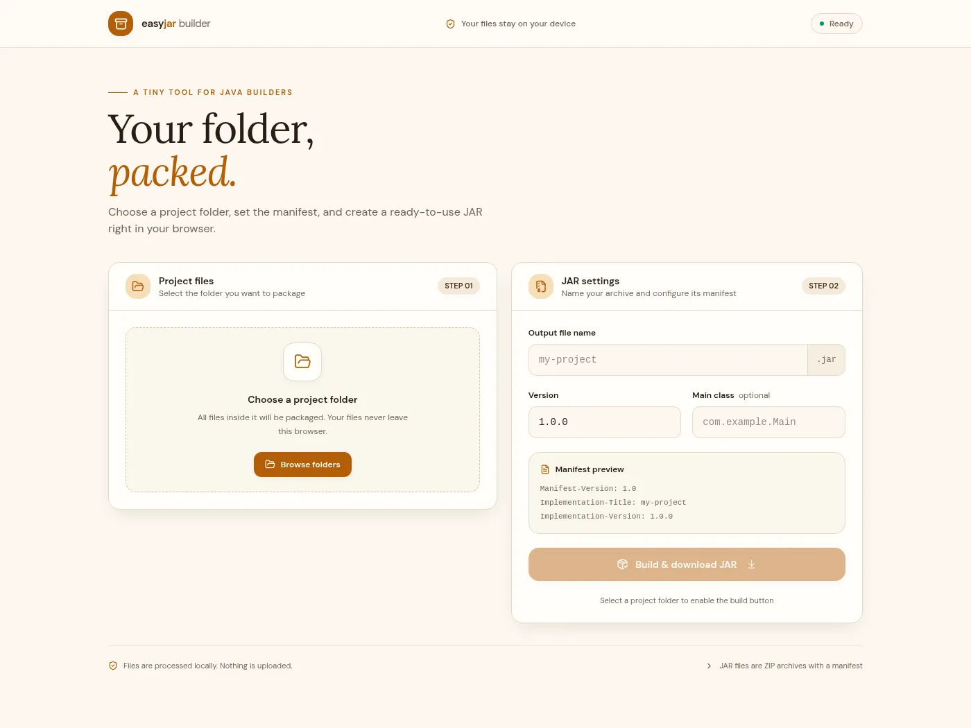 Easy JAR Builder