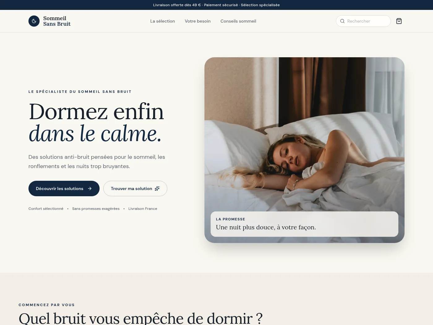Sommeil Sans Bruit