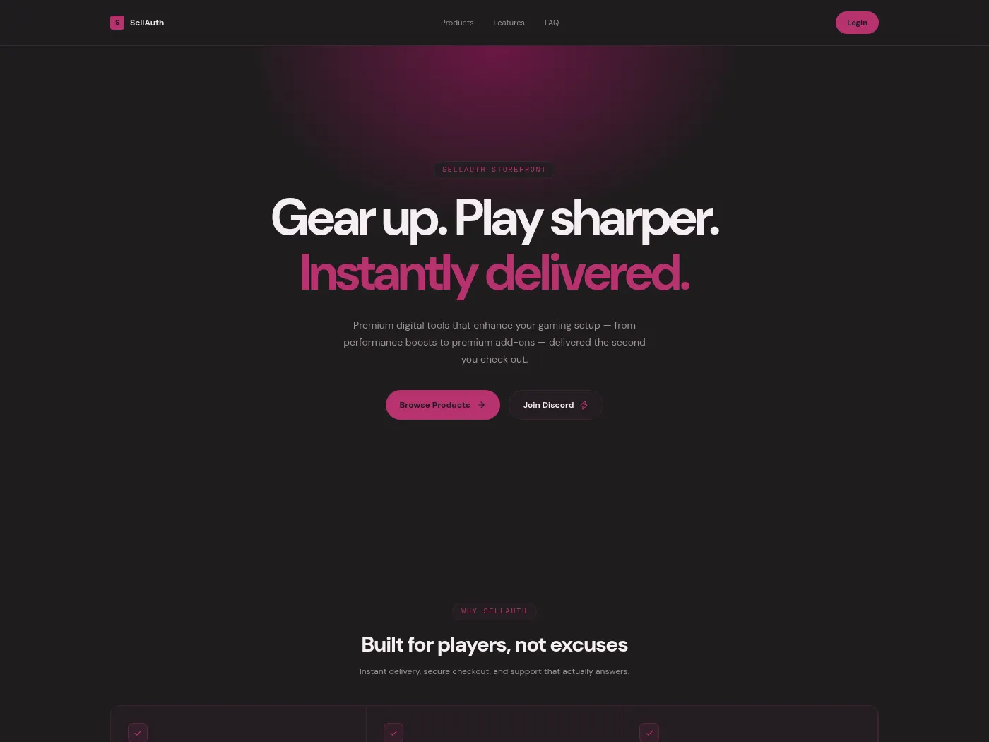 SellAuth Theme Site