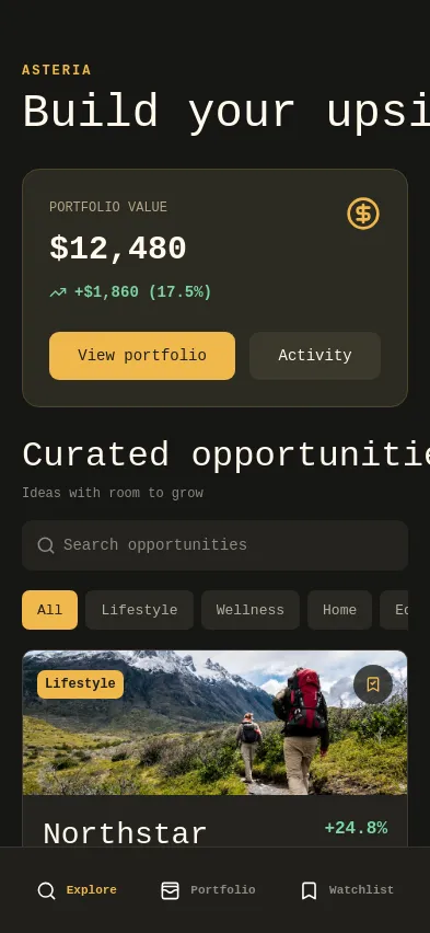 Affiliate Invest App