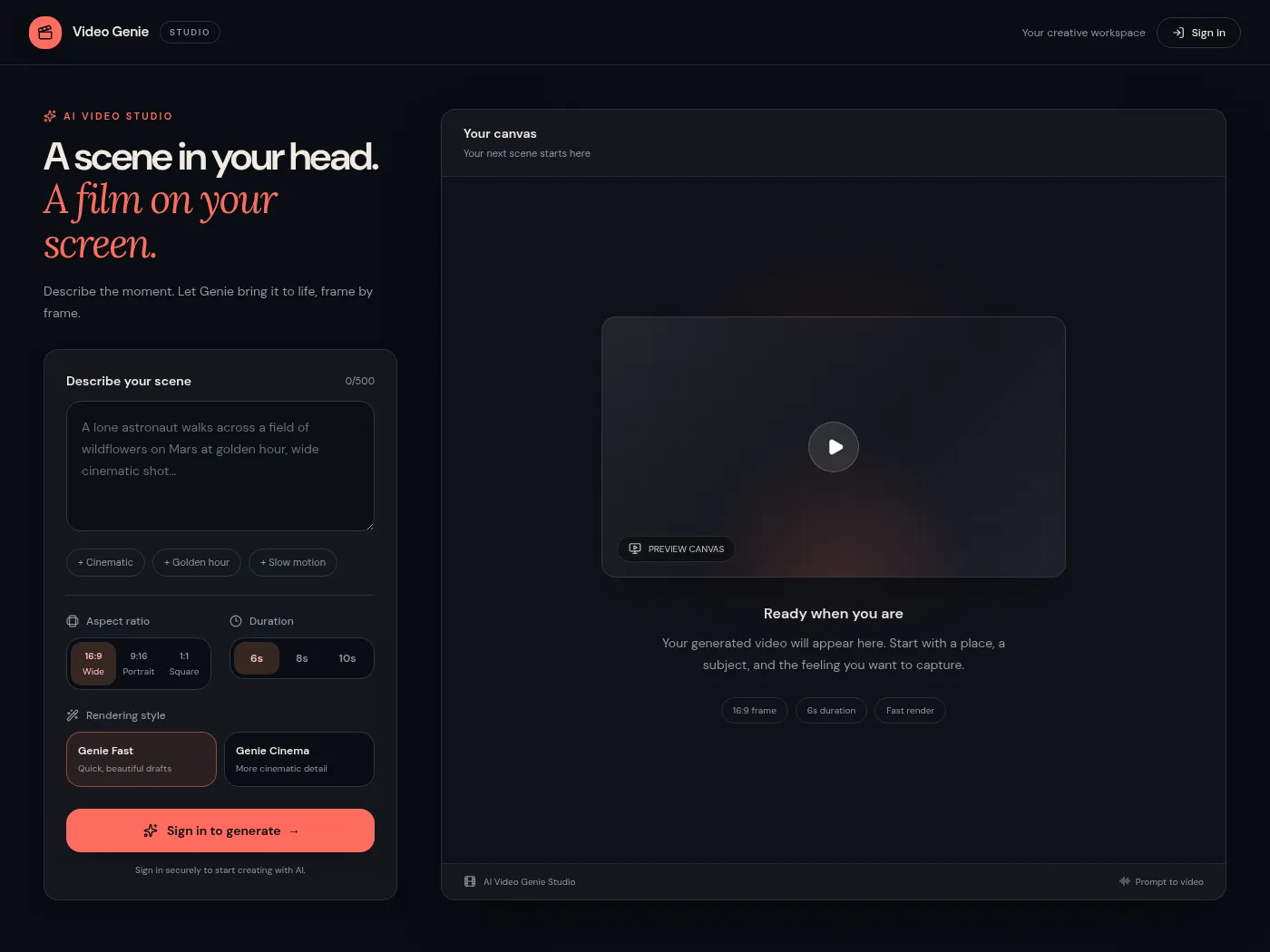 AI Video Genie