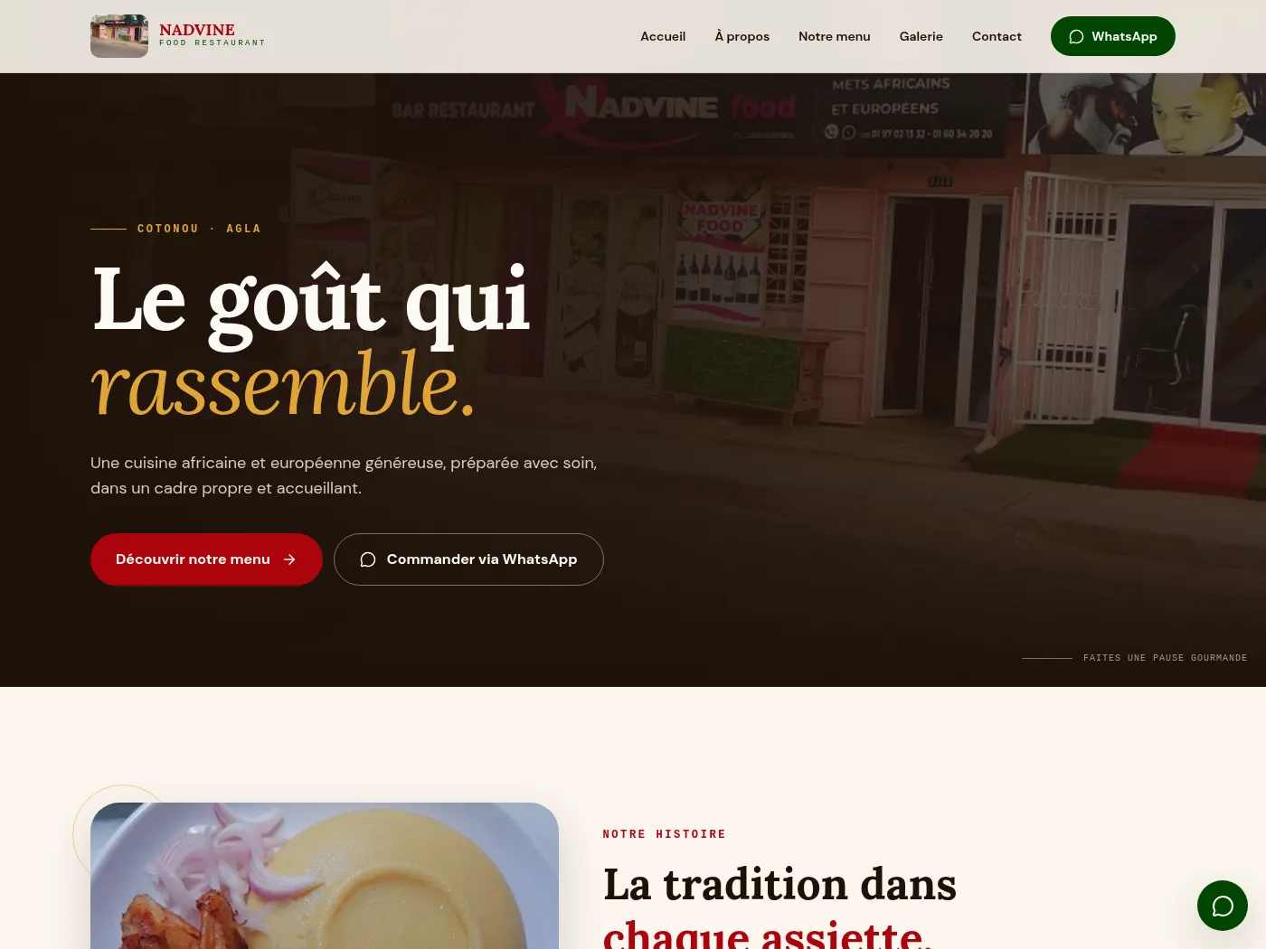 Nadvine Food Web Presence