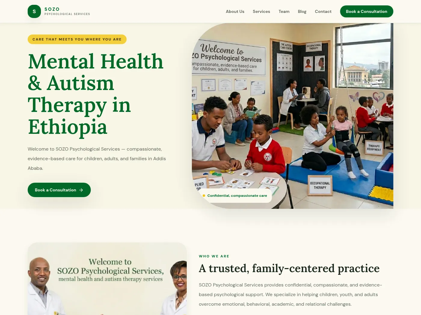 Sozo Psych Services Site