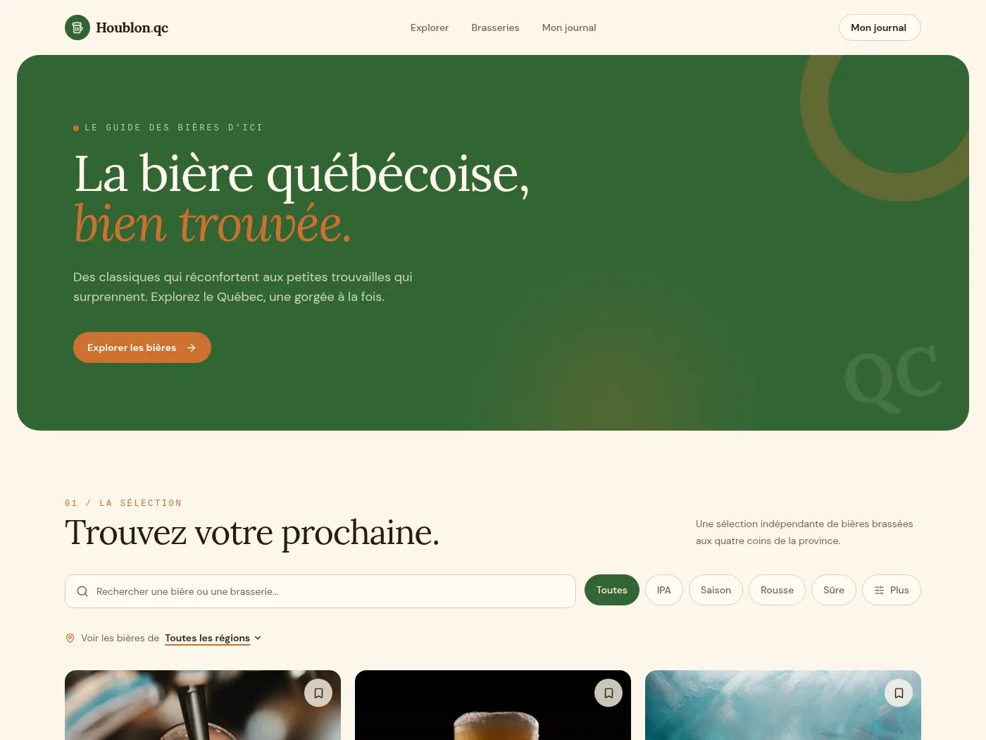 Québec Beer Finder