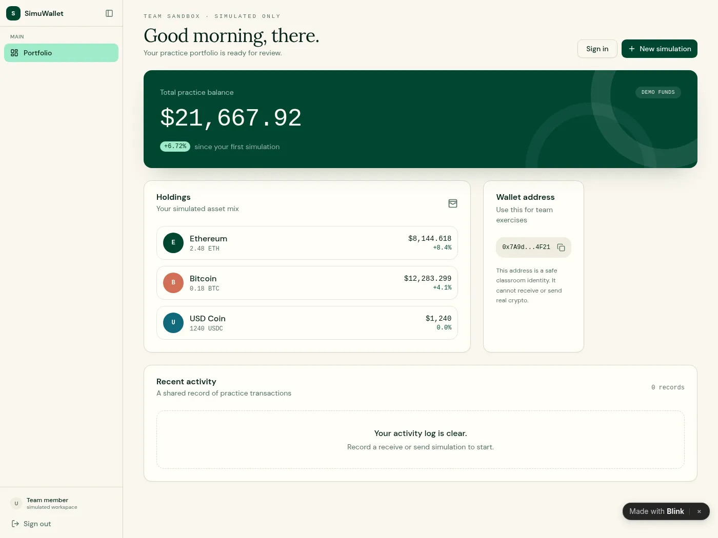 SimuWallet