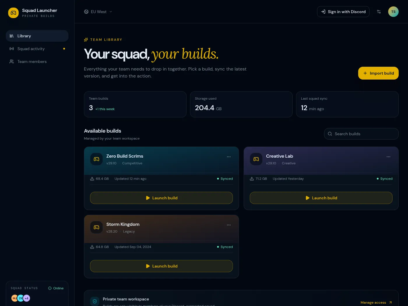 Fortnite Squad Launcher