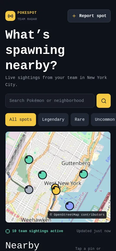 PokeSpot Share