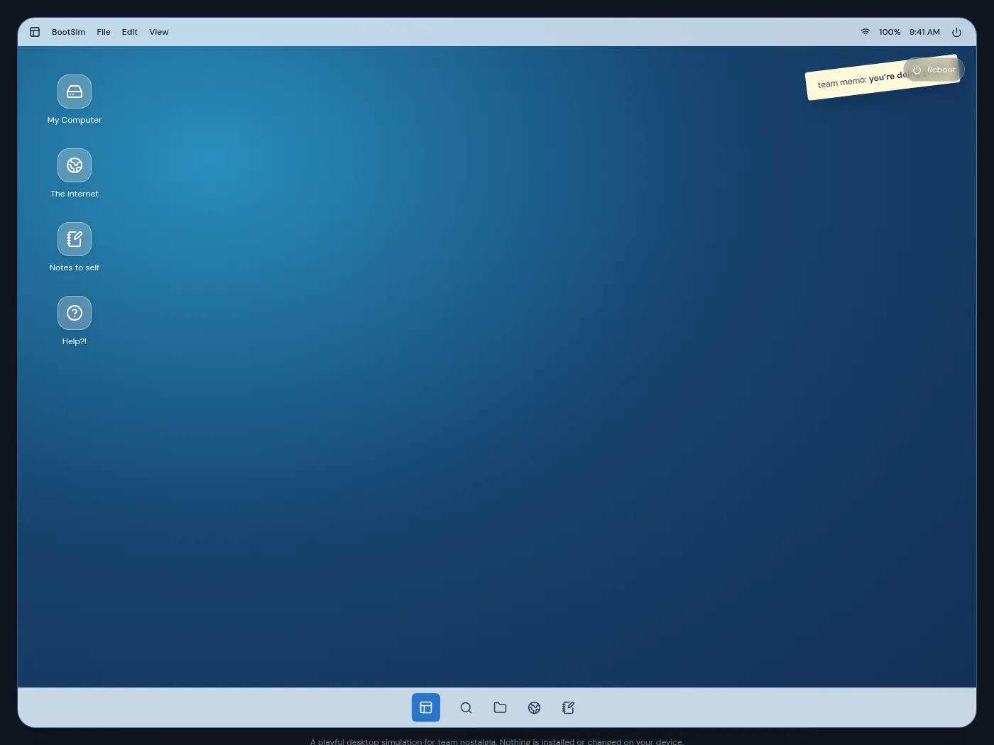 BootSim Play Lab