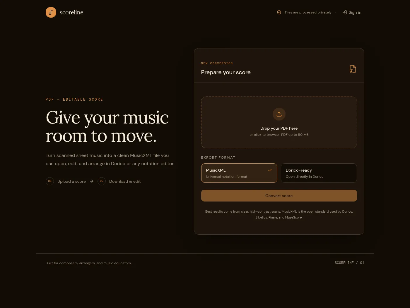 Sheet Music Converter