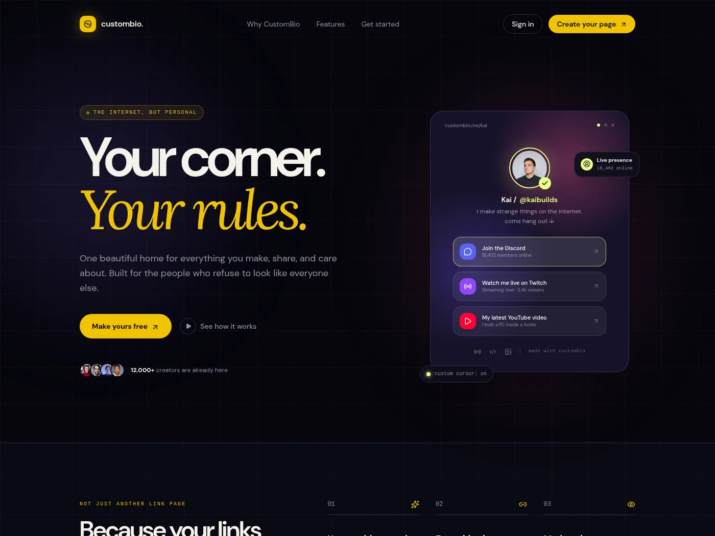 CustomBio Hub