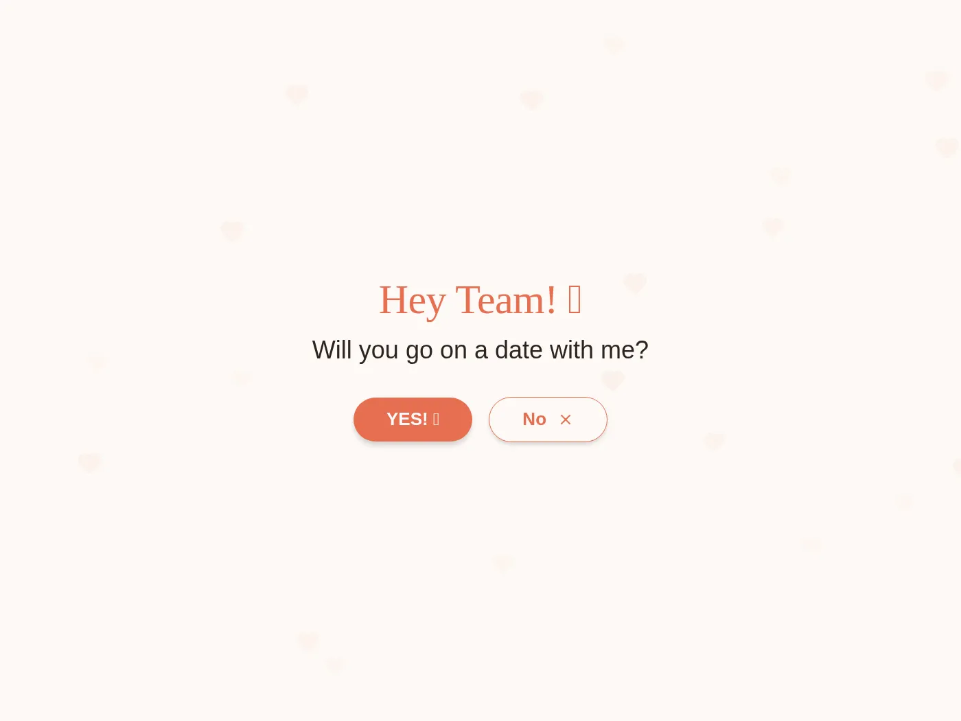Playful Date Proposal