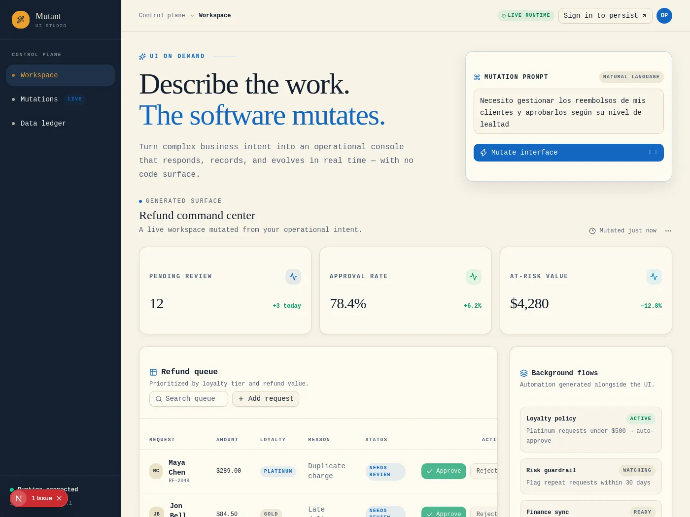 Mutant UI Studio