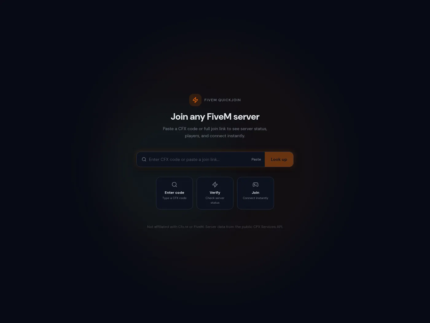 CFX Server QuickJoin