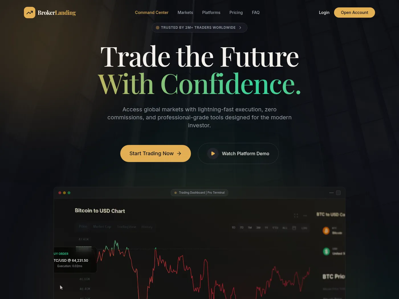 Broker Landing Pro (Remix)