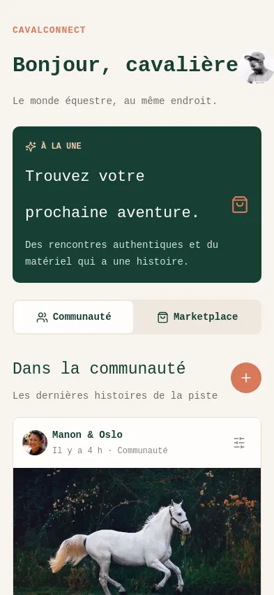 CavalConnect Social & Market